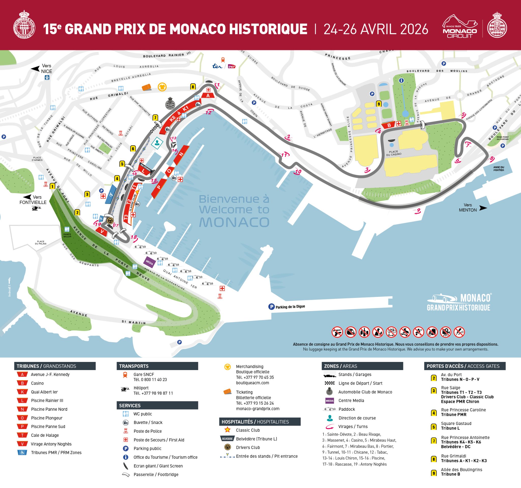 The circuit of Monaco - Automobile Club de Monaco